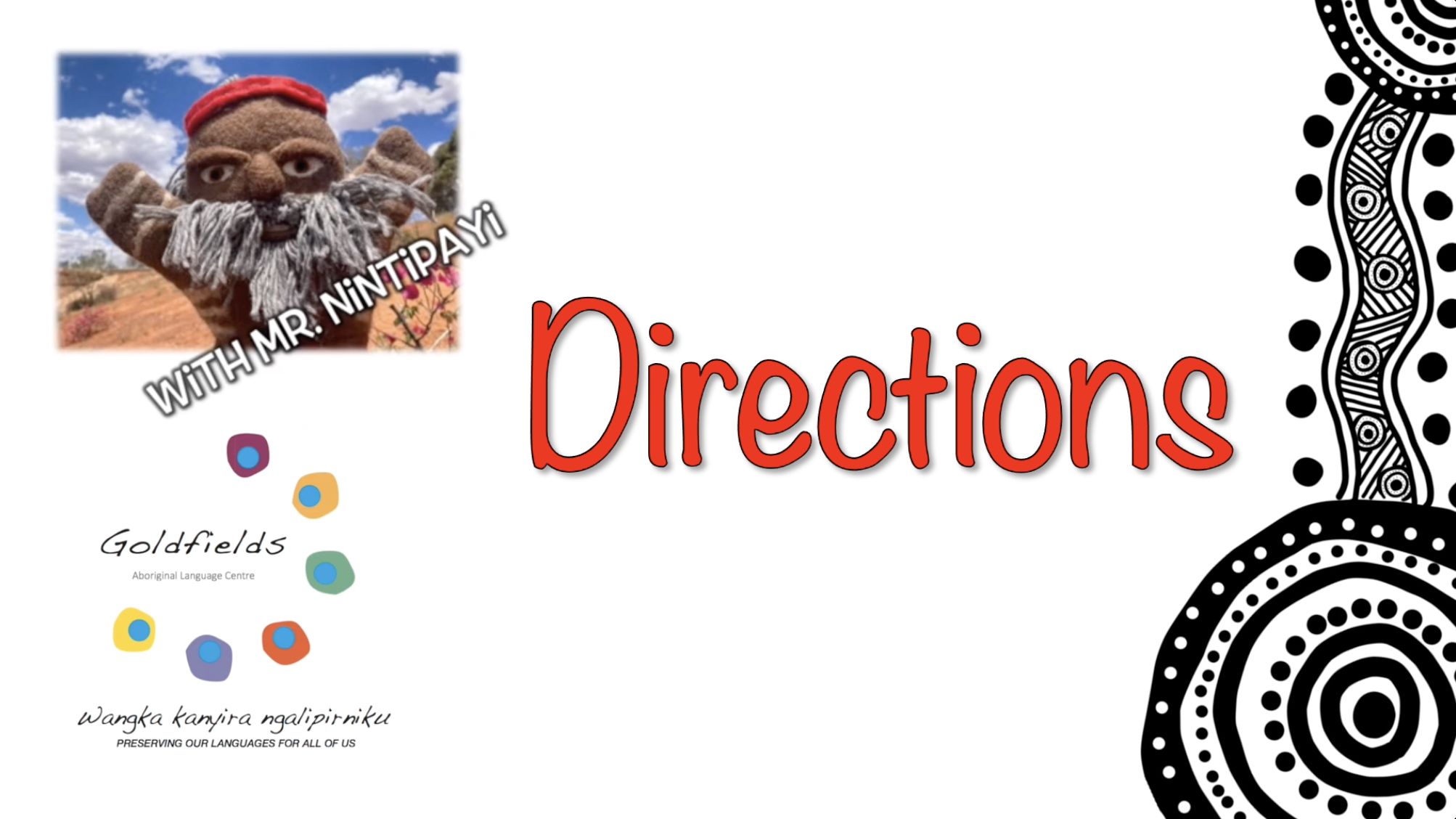 Directions Film – Goldfields Aboriginal Language Centre
